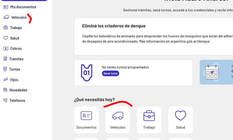 Como sacar la nueva cédula azul digital en Mi Argentina